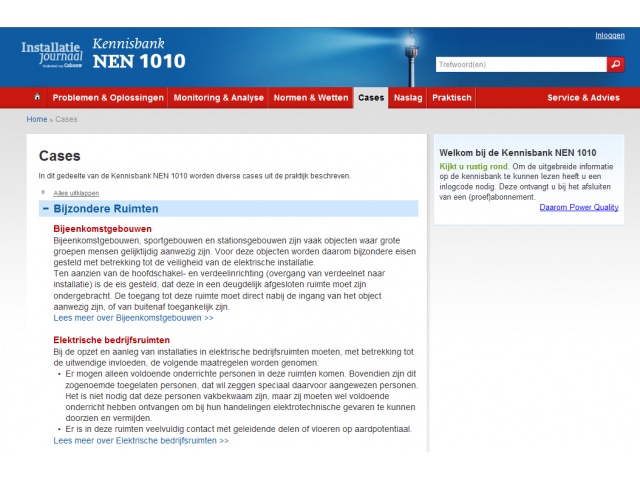 Installatie Journaal lanceert Kennisbank NEN 1010 - etotaal.nl